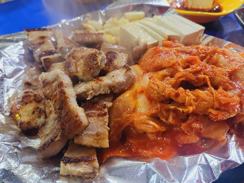 중랑역 포장마차거리 다운이네 대신 황금포차 후기