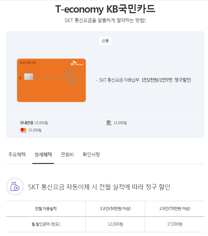 Sk텔레콤 통신요금 할인 제휴카드 종류 및 최대할인 방법 알아보자