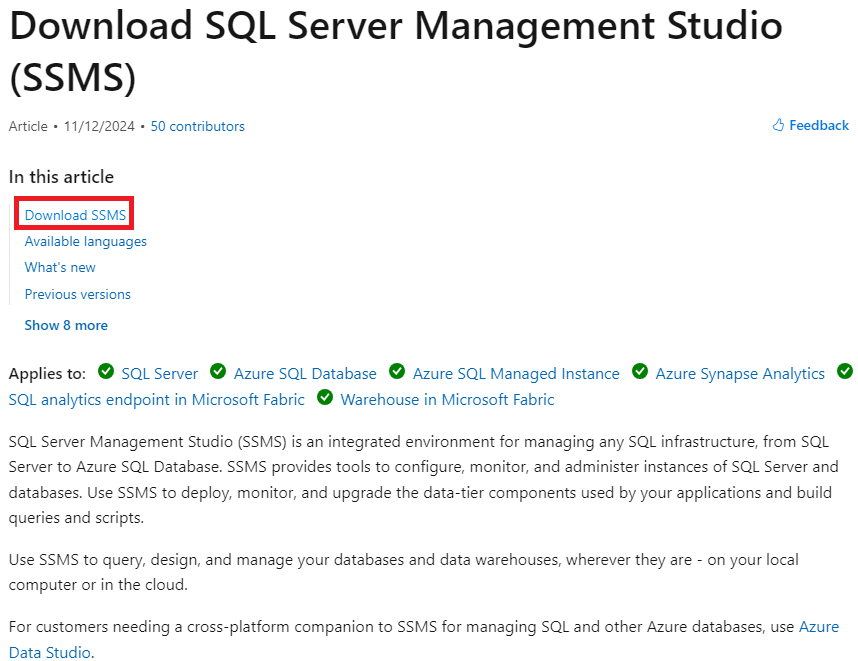 MSSQL 2022 설치 :: 반달