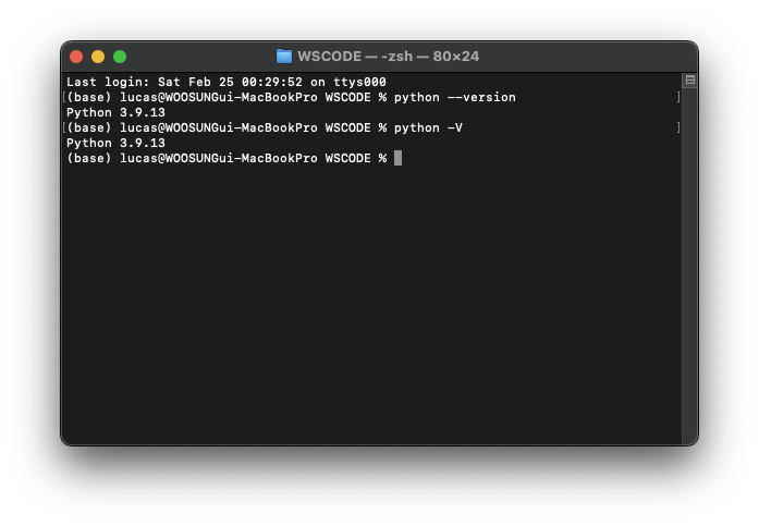 [Python] 설치된 Python 버전 확인하는 2가지 방법