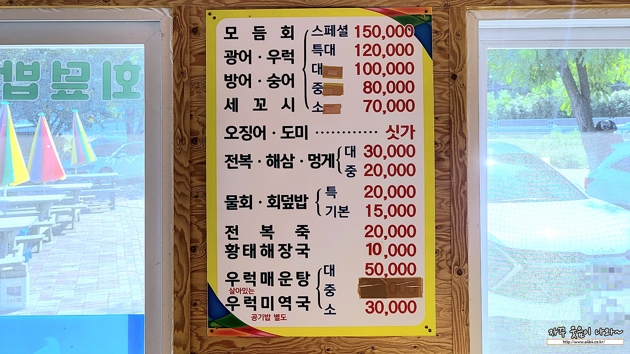 양양 맛집 하조대 횟집 메뉴 및 가격 양양 강아지 식당 ★ 솔직리뷰 ~ 여행 맛집 전시 공연