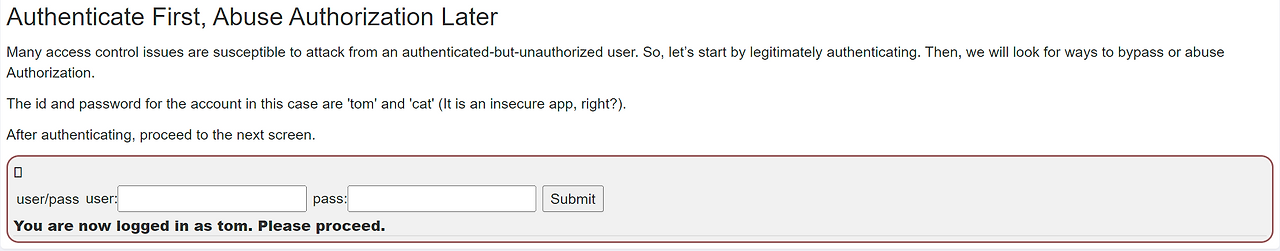 [WebGoat] Insecure Direct Object References - 1