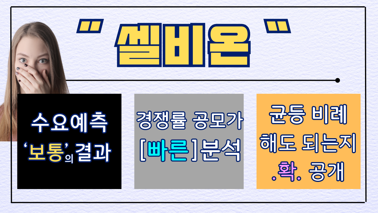 셀비온 수요예측 결과 발표 의무보유확약 60 좋은 결과 기관투자자 경쟁률 공모가 청약정보