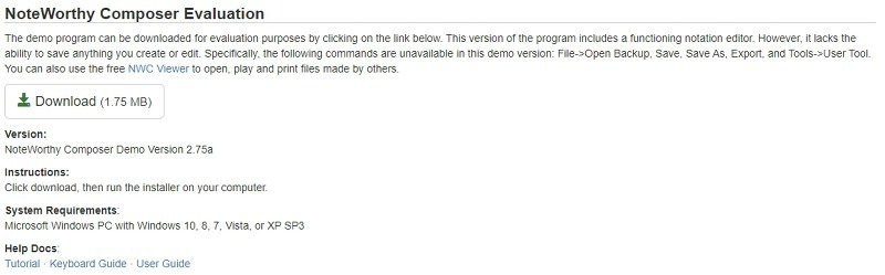 nwc 2.75 한글판 다운로드 (noteworthy composer) :: 욱스토리