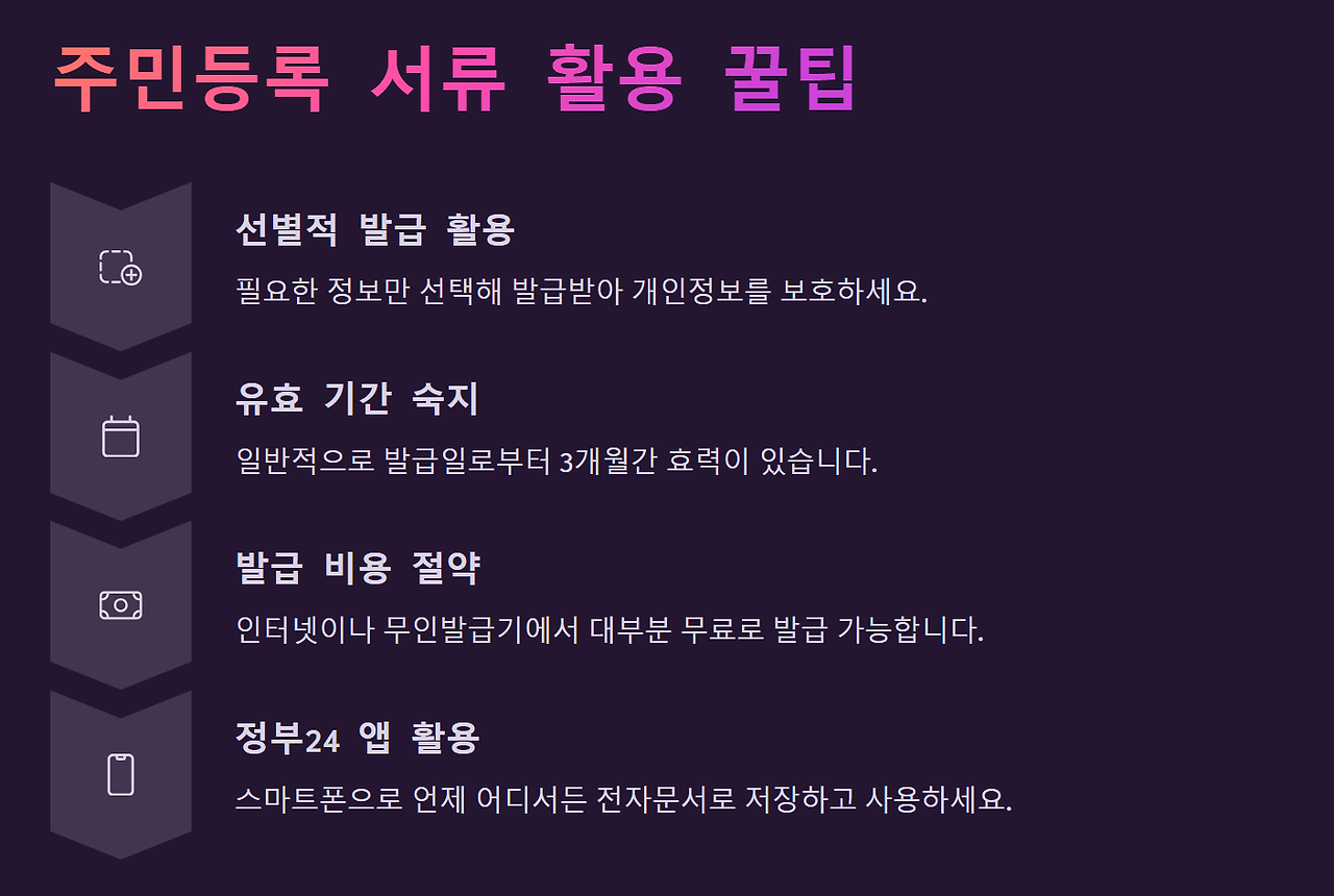 주민등록표 Vs 주민등록등본 Vs 주민등록초본 차이 총정리