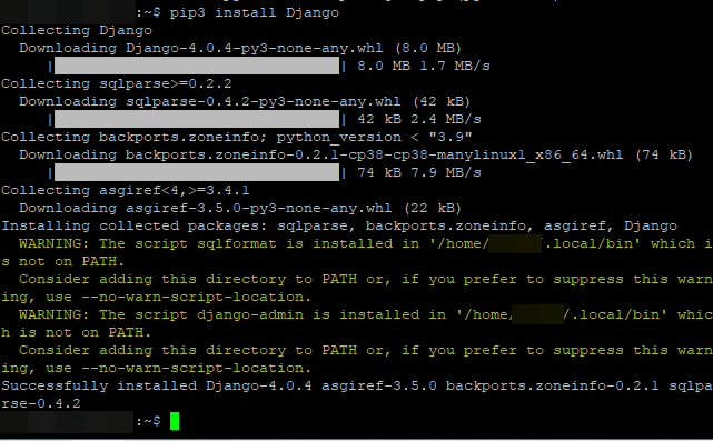 [Django] Install Django on Unbuntu 20.04 LTS