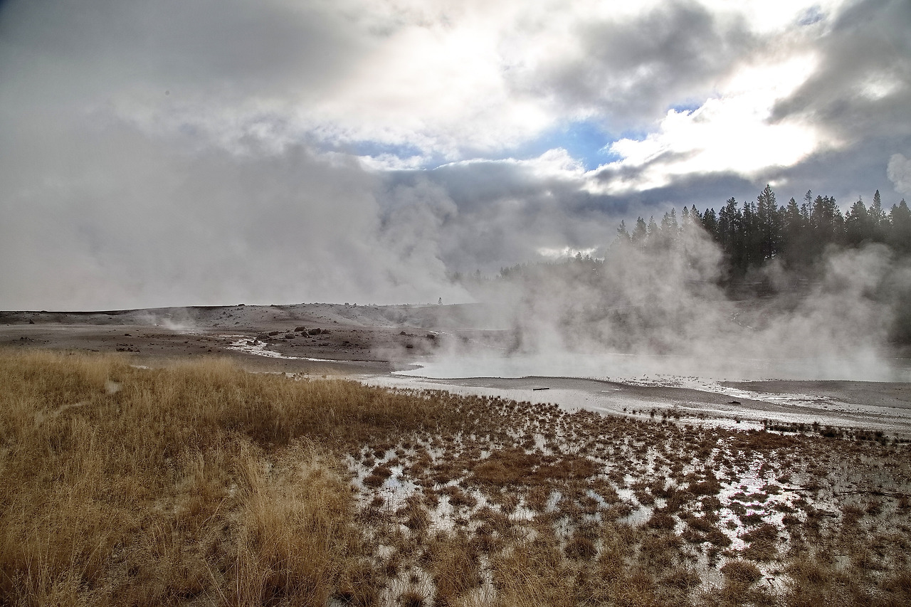Yellowstone 국립공원의 Norris Geyser