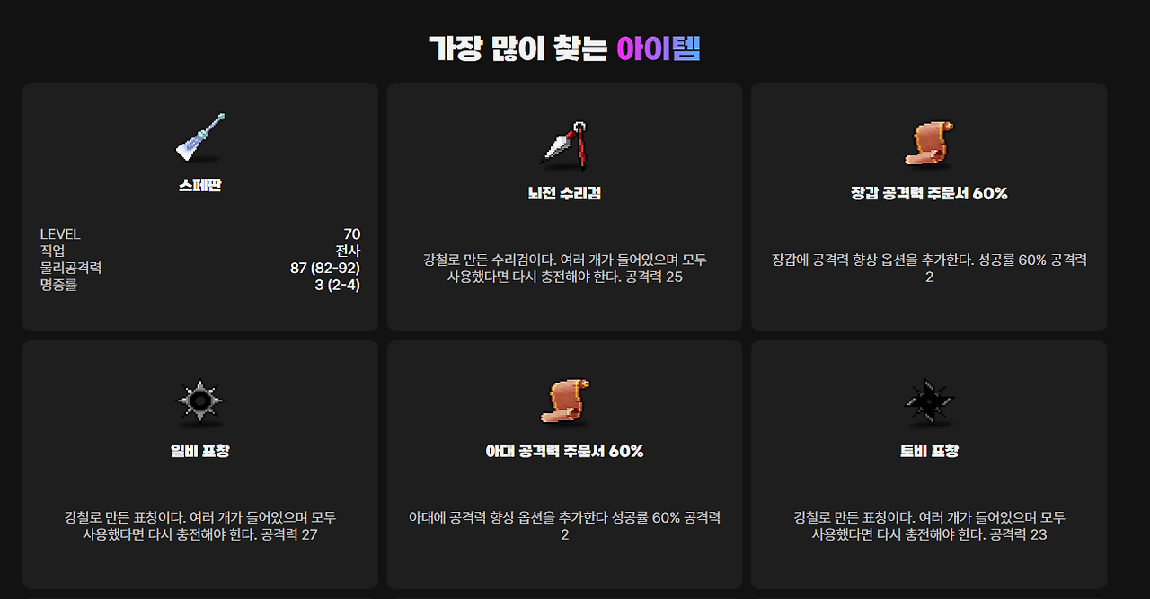 메이플스토리 커뮤니티의 핵심메랜지지 사용