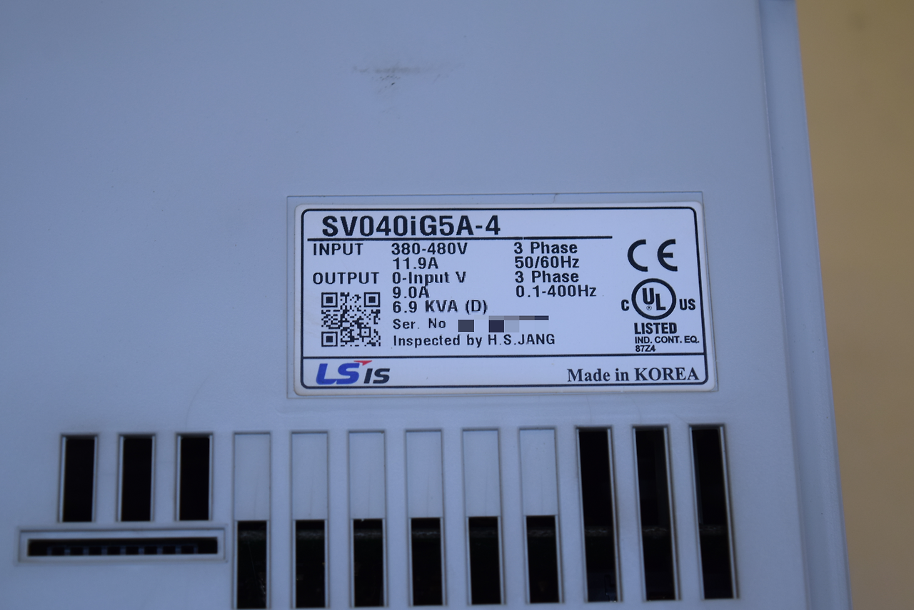 LS SV040IG5A-4 INVERTER 산업용 자동화 장비 수리 (주)엠이티