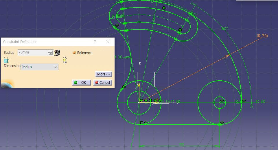 [CATIA] 5. 2D Sketch 연습