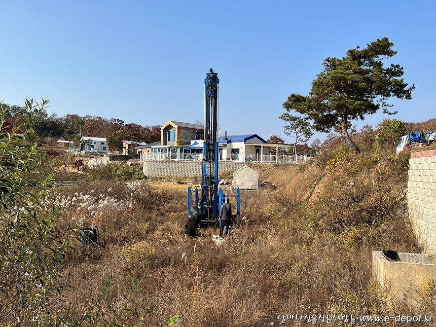 연천동동마을 5성급 풀빌라 벨37 지반조사 및 경계복원측량