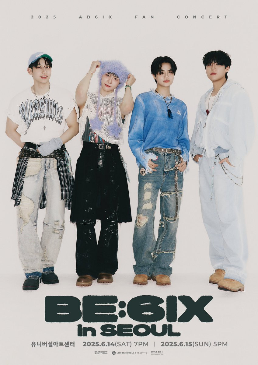2025 에이비식스(AB6IX) FAN CONCERT 〈BE:6IX〉 공연 및 티켓 일정