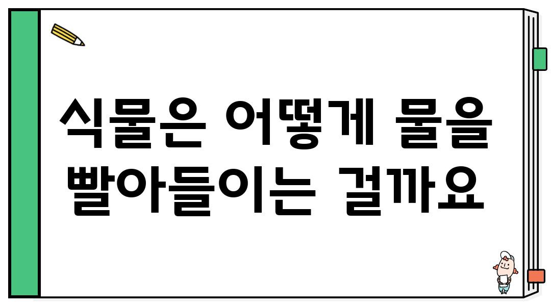 식물의 수분 흡수 실험실에서 밝혀낸 매혹적인 비밀 식물 생리학 수분 흡수 과정 실험 연구