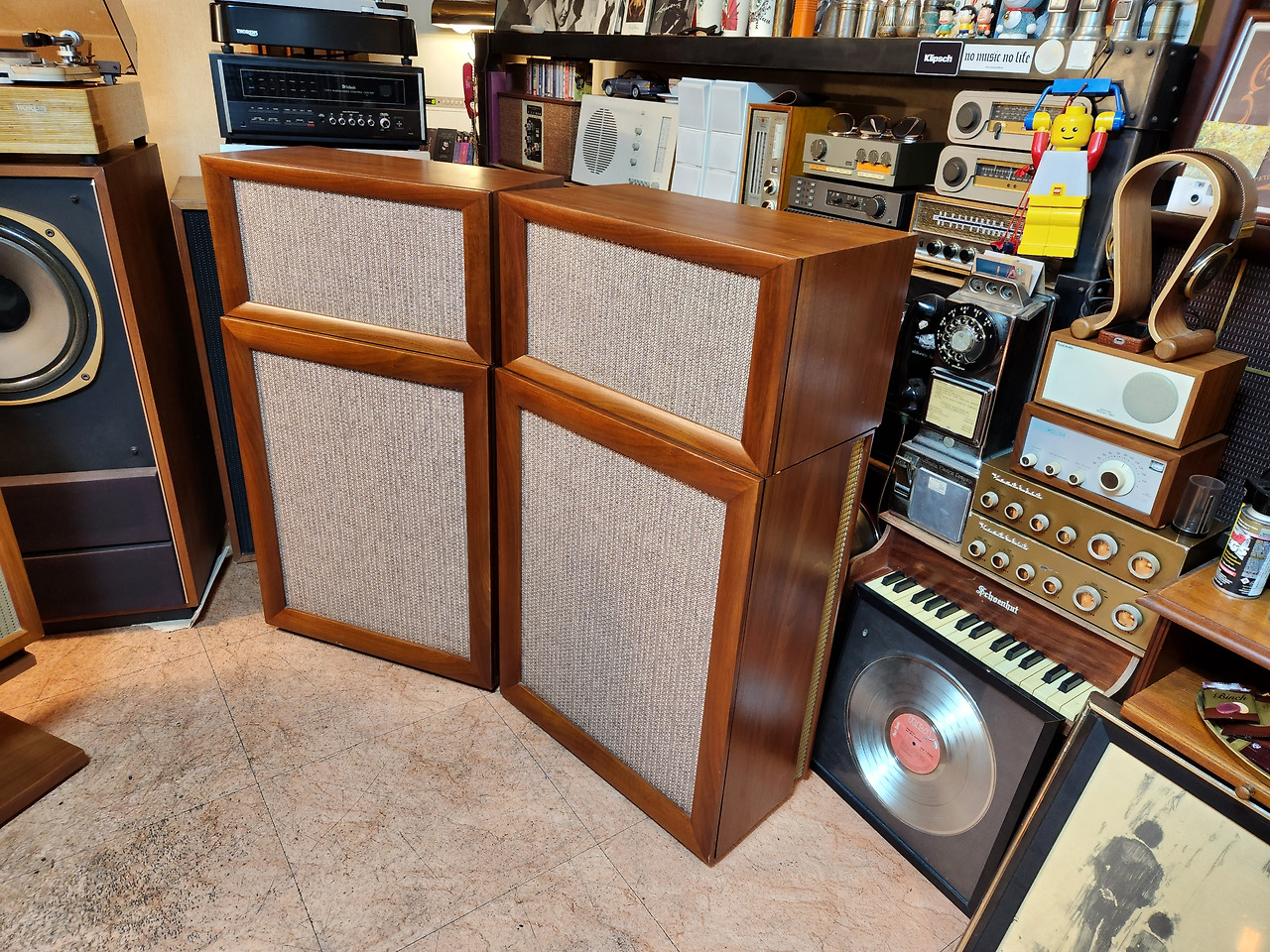 귀한모델 Heathkit Jensen히스킷 젠센 Ss1 과 Ss1 B 분리형 스피커 입니다 A급 Rp302 P15ll 젠센