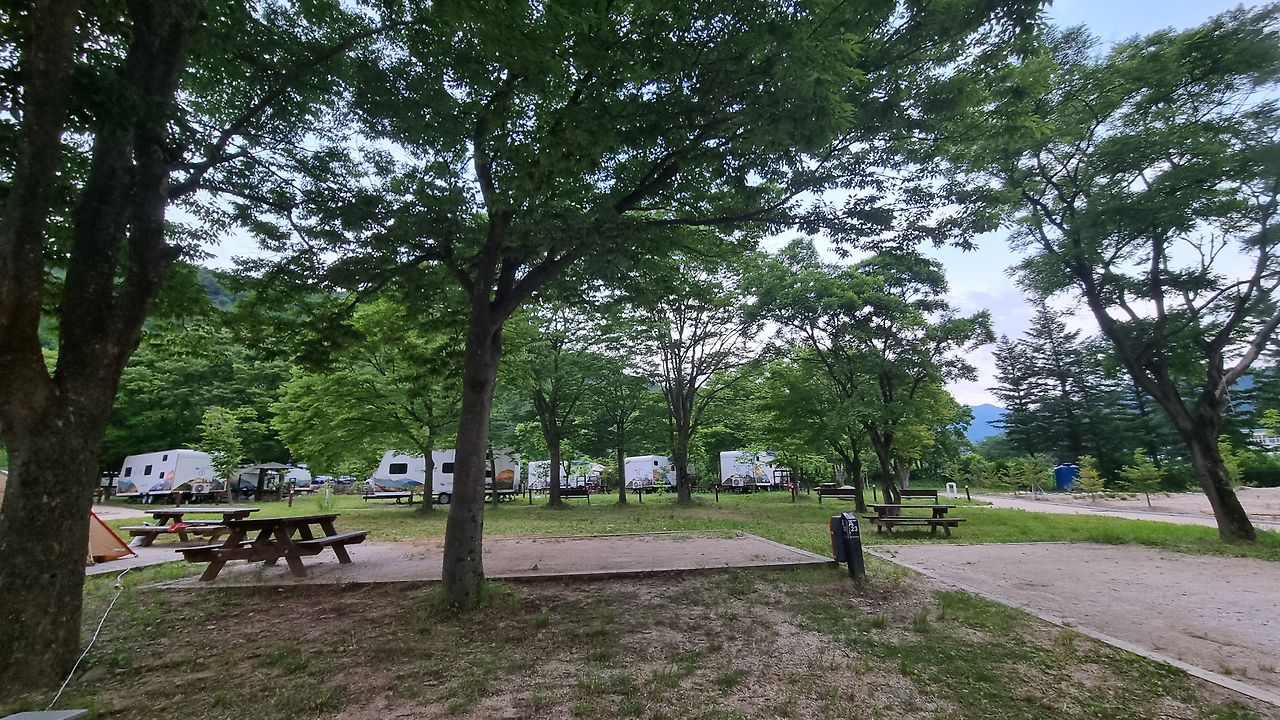 설악산 설악동 캠핑장 야영장 배치도 A영지 국립공원야영장예약 정보