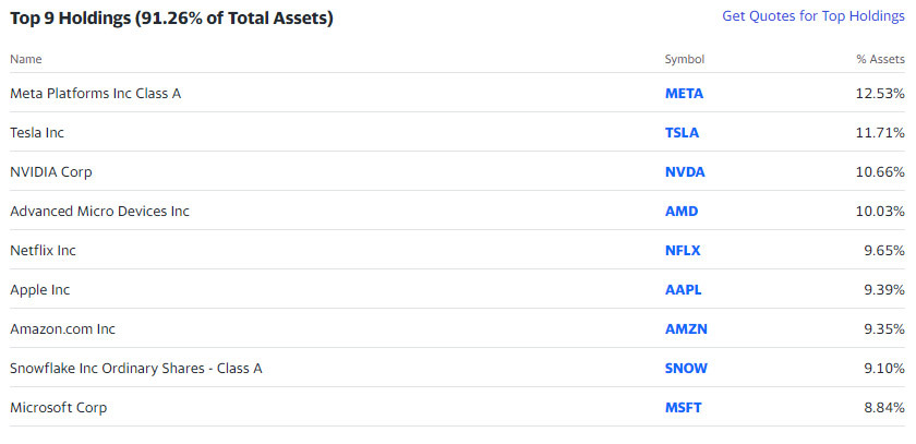 MicroSectors FANG+ Index 3X Leveraged ETN (FNGU) 미국 기술주 3배 레버리지