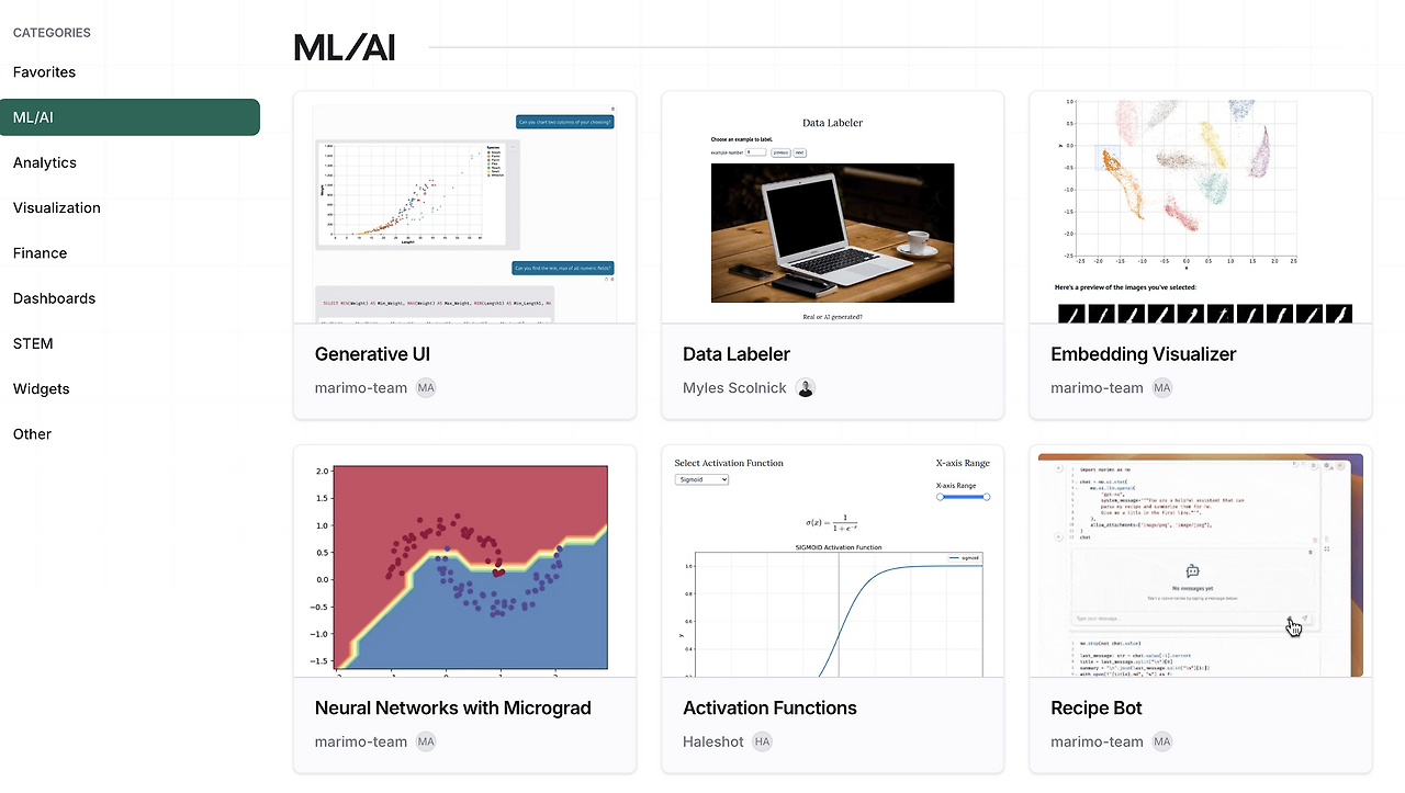 Marimo 소개 (Jupyter Notebook의 강력한 업그레이드)