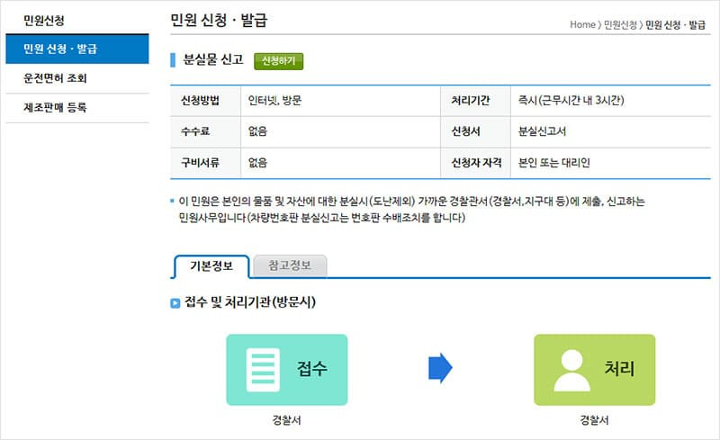 경찰민원포털 홈페이지 바로가기 (minwon.police.go.kr)