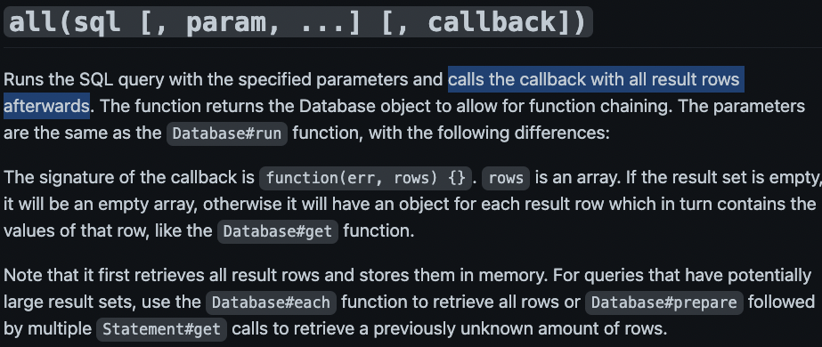 SQLite NodeJS 모듈 이용해서 CRUD 구현하기 # DBBrowser SQLite3