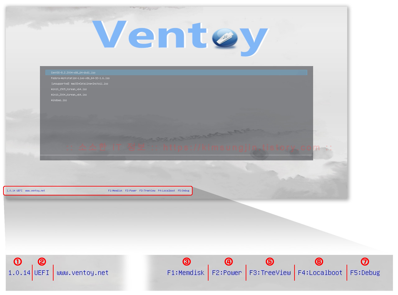 윈도우 리눅스 부팅 USB 제작툴 - Ventory(벤토리)
