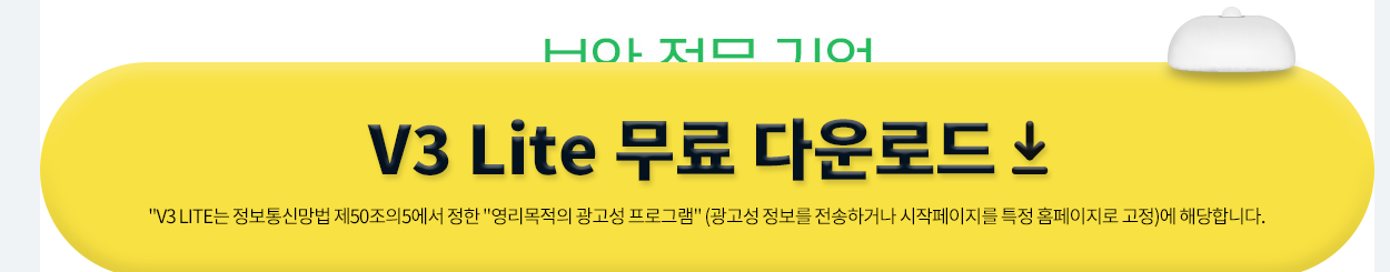 안랩 V3 lite 무료 백신 다운로드 프로그램 설치 pc보안을 위해 꼭