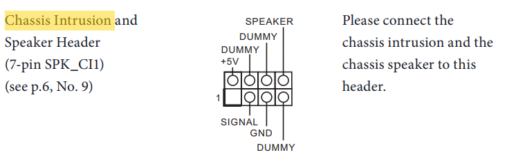 셀프 조립 컴퓨터 수리건 (플로피 디스크 전원선을 Chassis Intrusion헤더에 연결함)
