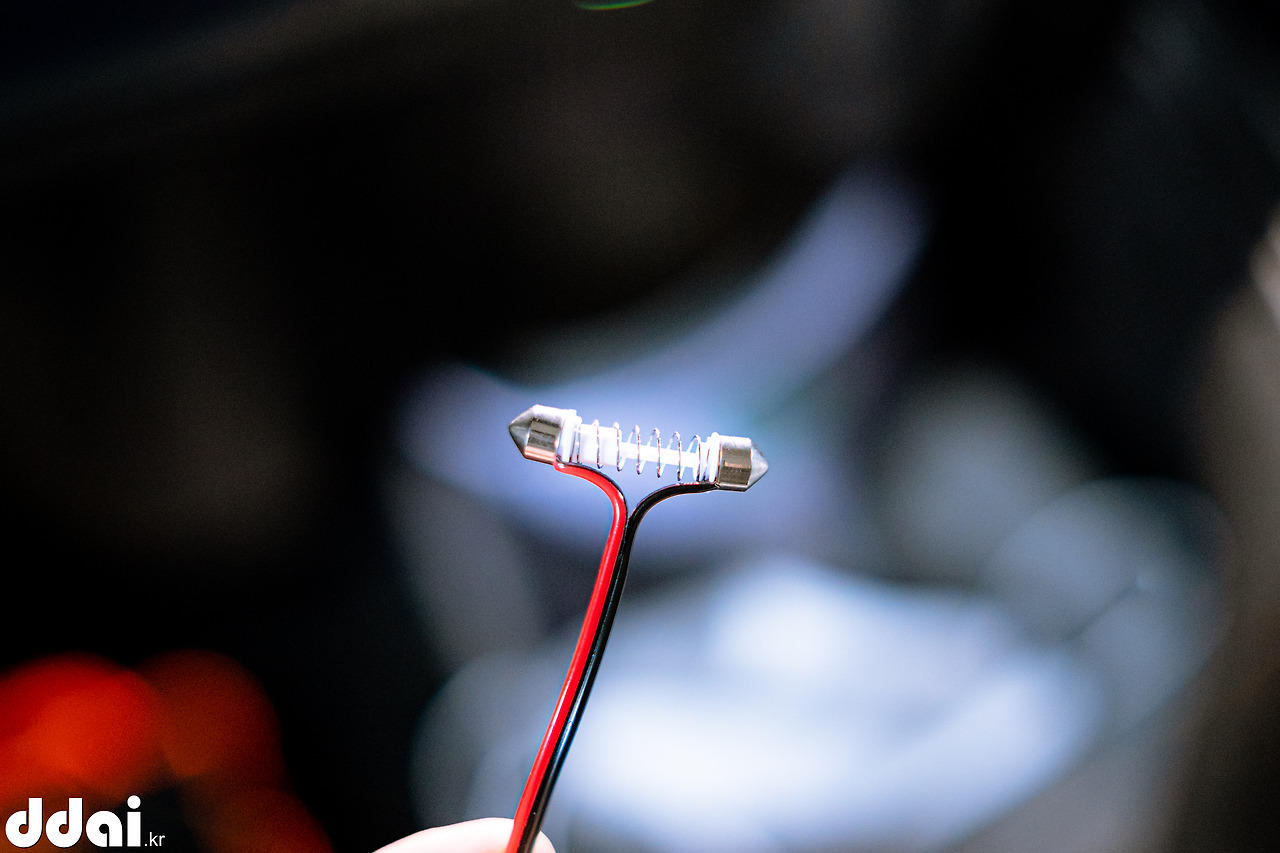 K5 DL3 후미등 LED바 설치, 우산걸이