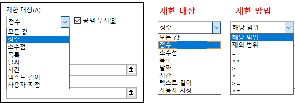엑셀excel 유효성 검사로 데이터 입력을 깔끔하게 오류를 줄이자제한된 값 입력 토스트의 이런저런 이야기들