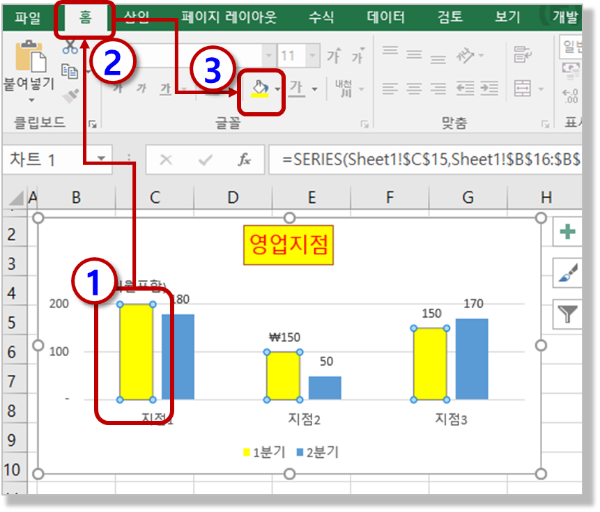 019 엑셀 기초 특강 차트 기능 총정리 610 그래프 그리기