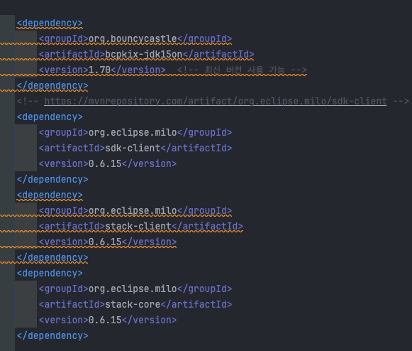 OpcClient Java로 구축하기 (milo 라이브러리)