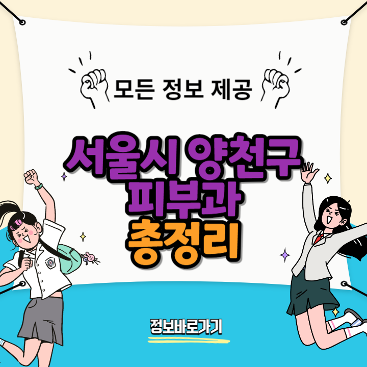 서울시 양천구 추천 피부과 Top 5 전문적인 피부 관리와 아름다움을 위한 최선의 선택