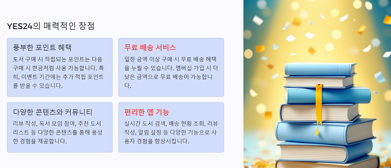 YES24 앱 다운로드 방법과 인터넷 서점의 장단점