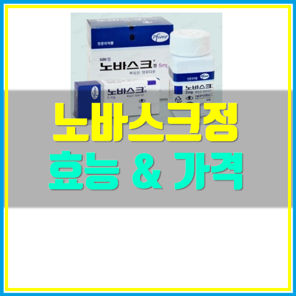 노바스크정 5mg 효능 부작용