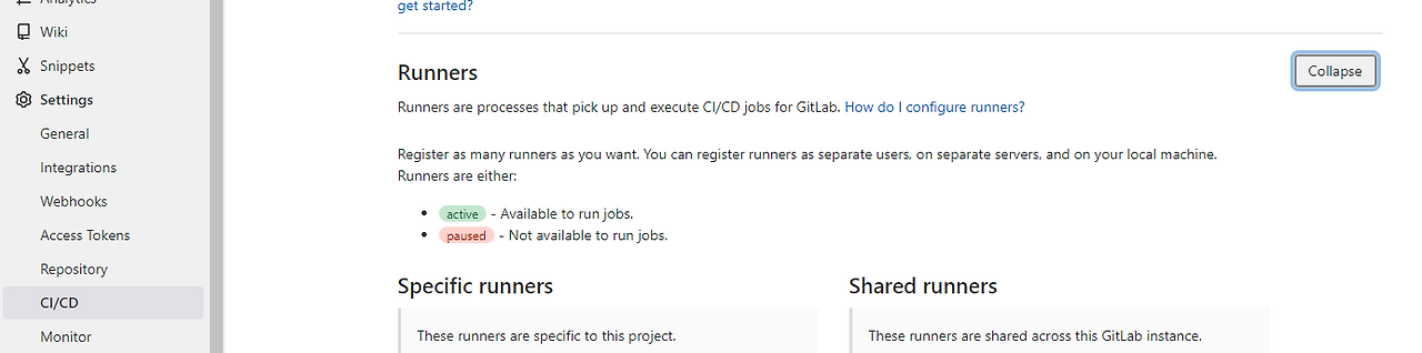 docker gitlab-runner 실행해서 연결하기