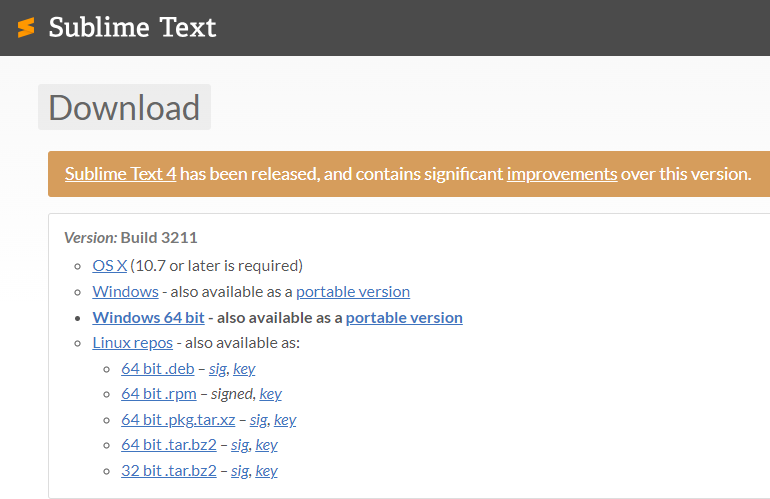 [Windows] Sublime Text 다운로드 및 설치 방법