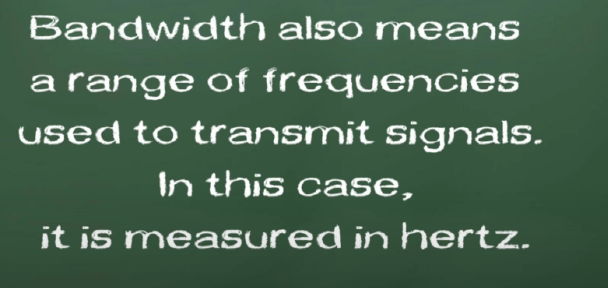 대역폭(bandwidth) | 2가지 의미, 신호 처리, bps