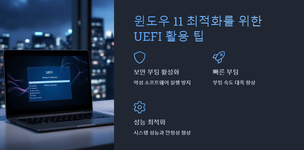 윈도우 11에서 Uefi 설정 방법과 초기화 문제 해결