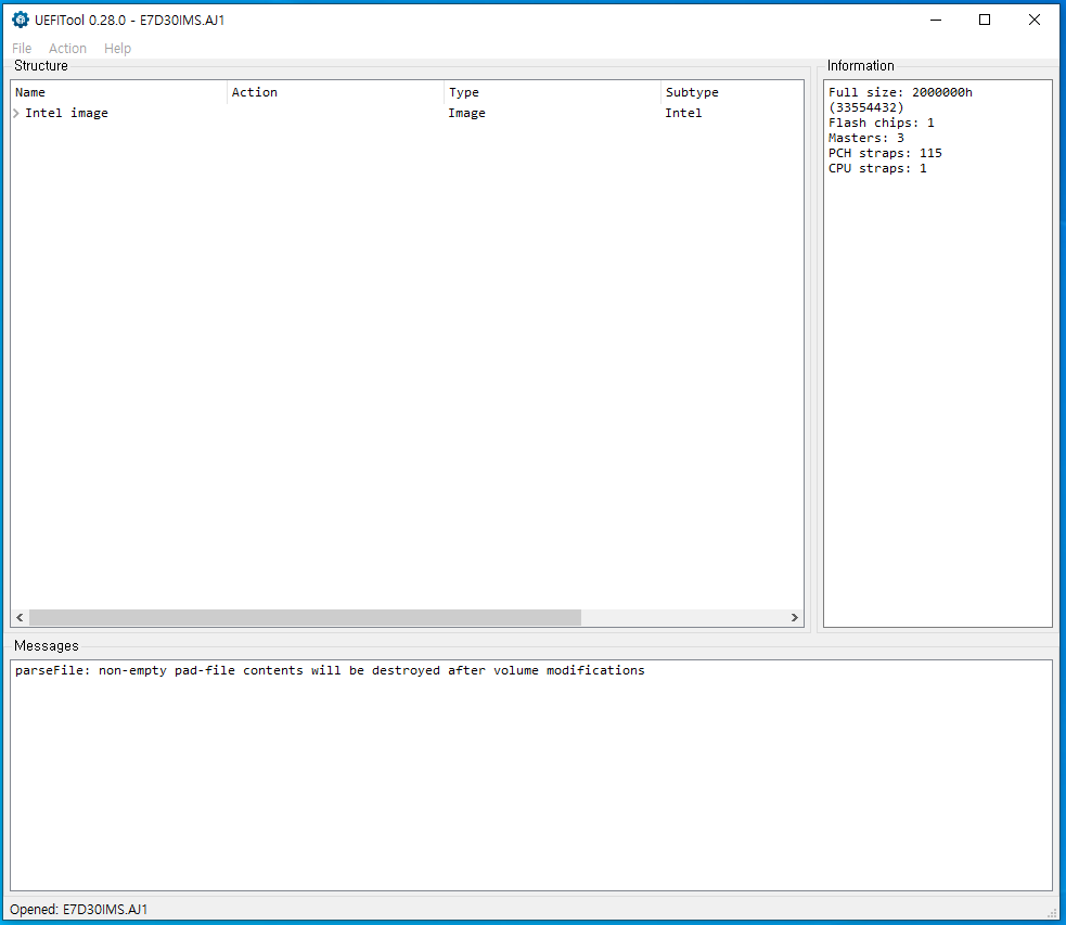 UEFITool을 사용하여 Bios 부팅 로고 변경