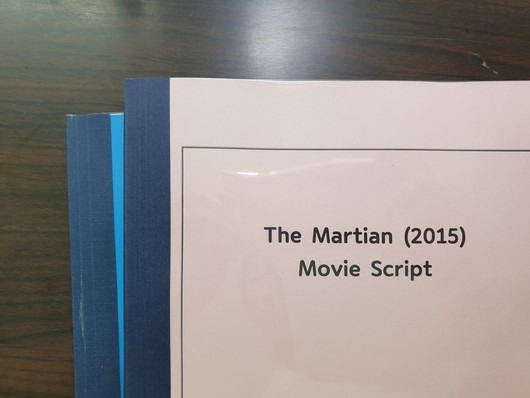 영화/미드대본(Movie Script) 자료 몰 :: The Martian (2015) 마션 영화영어대본 제본