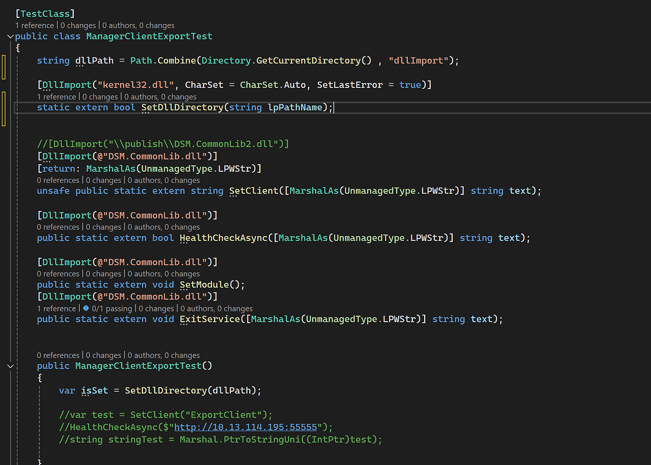 [C#] DllImport :: 기억상기용