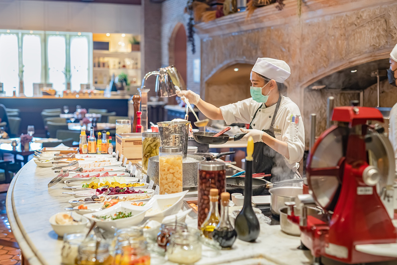 방콕에서 맛있는 아침 식사 방콕호캉스 쉐라톤 그랜드 수쿰윗 럭셔리 컬렉션 방콕 Sheraton Grande Sukhumvit