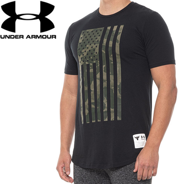 Under Armour 언더아머 빅사이즈반팔셔츠 St2ggur 프로젝트락 플래그 빅사이즈티셔츠