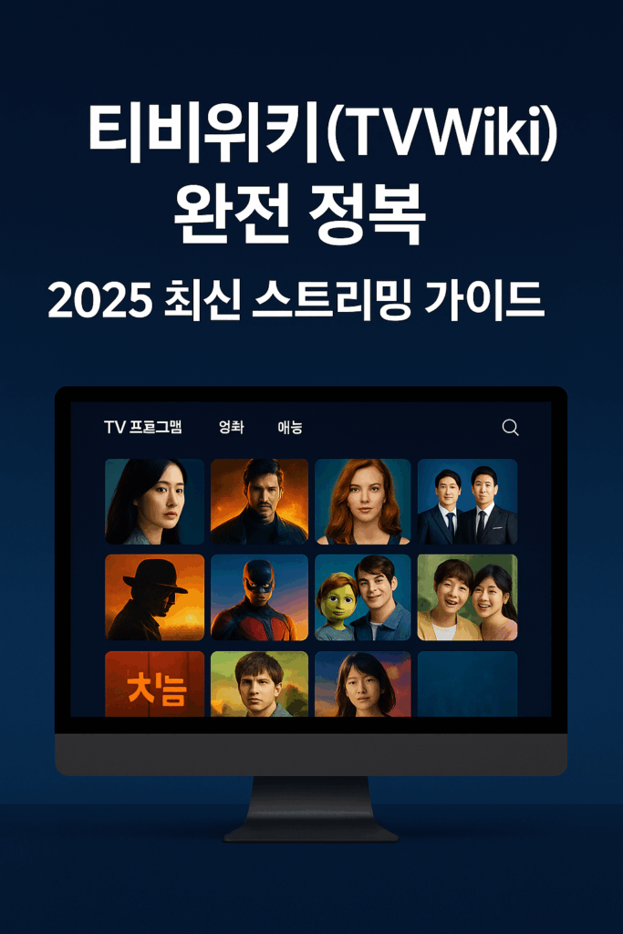 티비위키(TVWiki) 완전 정복 – 최신 스트리밍 가이드