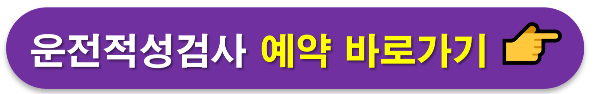 운전적성 정밀검사 예약 장소 유효기간