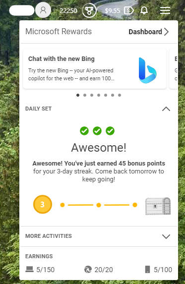 [앱테크] Microsoft Rewards 포인트를 기프트카드로 교환해요!