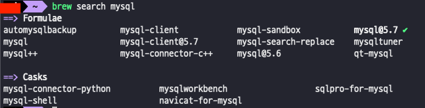 [Mac] brew mysql 설치