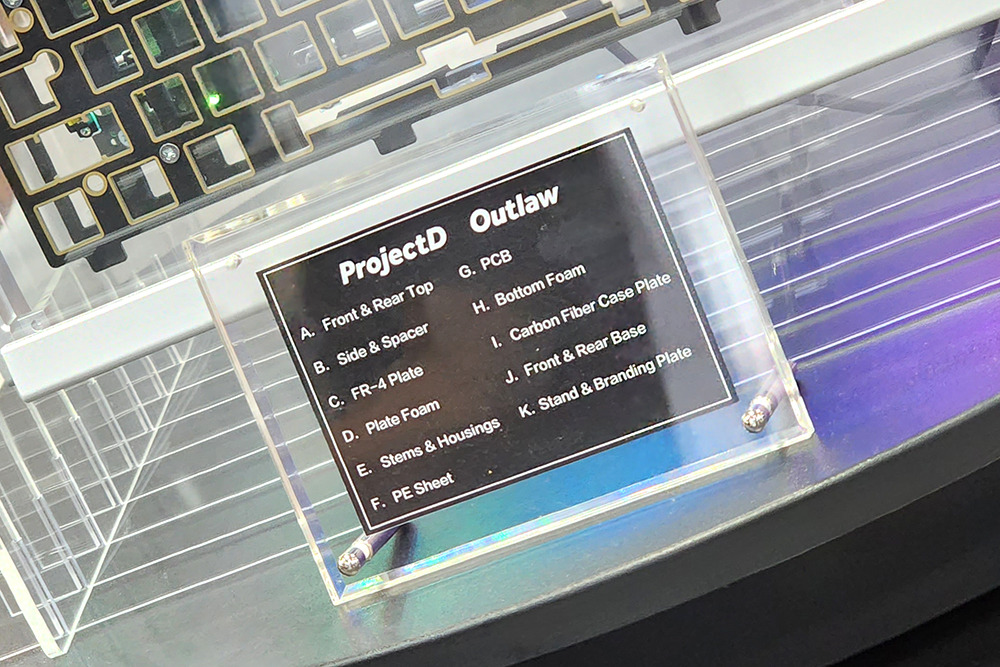 [컴퓨텍스 2023] Ducky ProjectD Outlaw 65% 커스텀 키보드