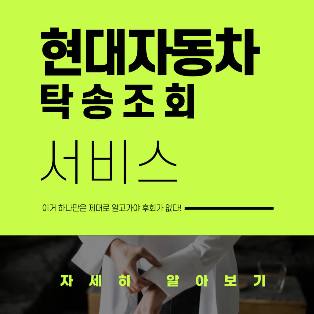 현대자동차 탁송조회 기아자동차 현대글로비스 신차 출고 탁송현황