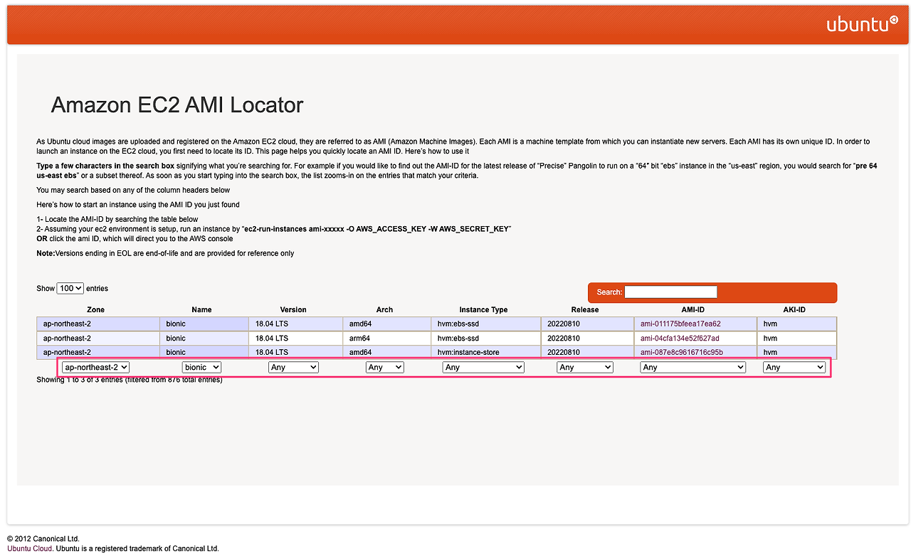 [URL] Amazon EC2 AMI Locator