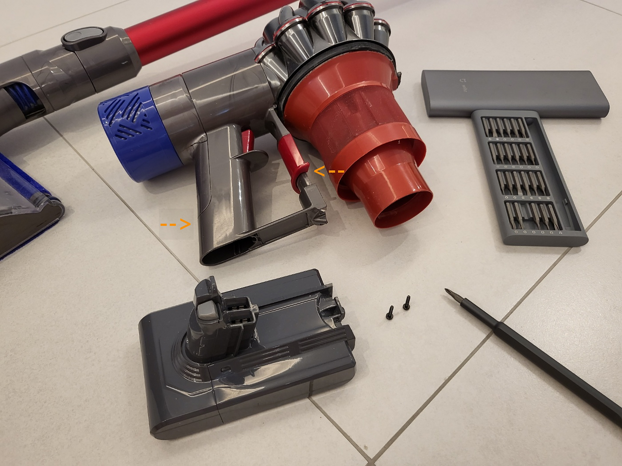 다이슨 청소기 V6 V7 V8 V10 V11 배터리 셀프 교체 방법, 구매 방법 및 가격